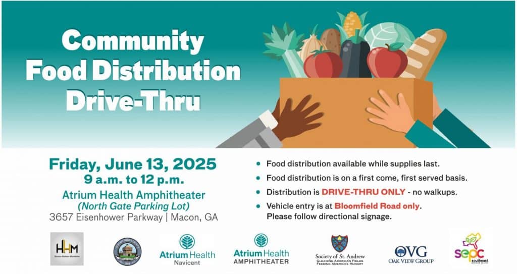 Community Food Distribution Drive-Thru | Macon Centreplex