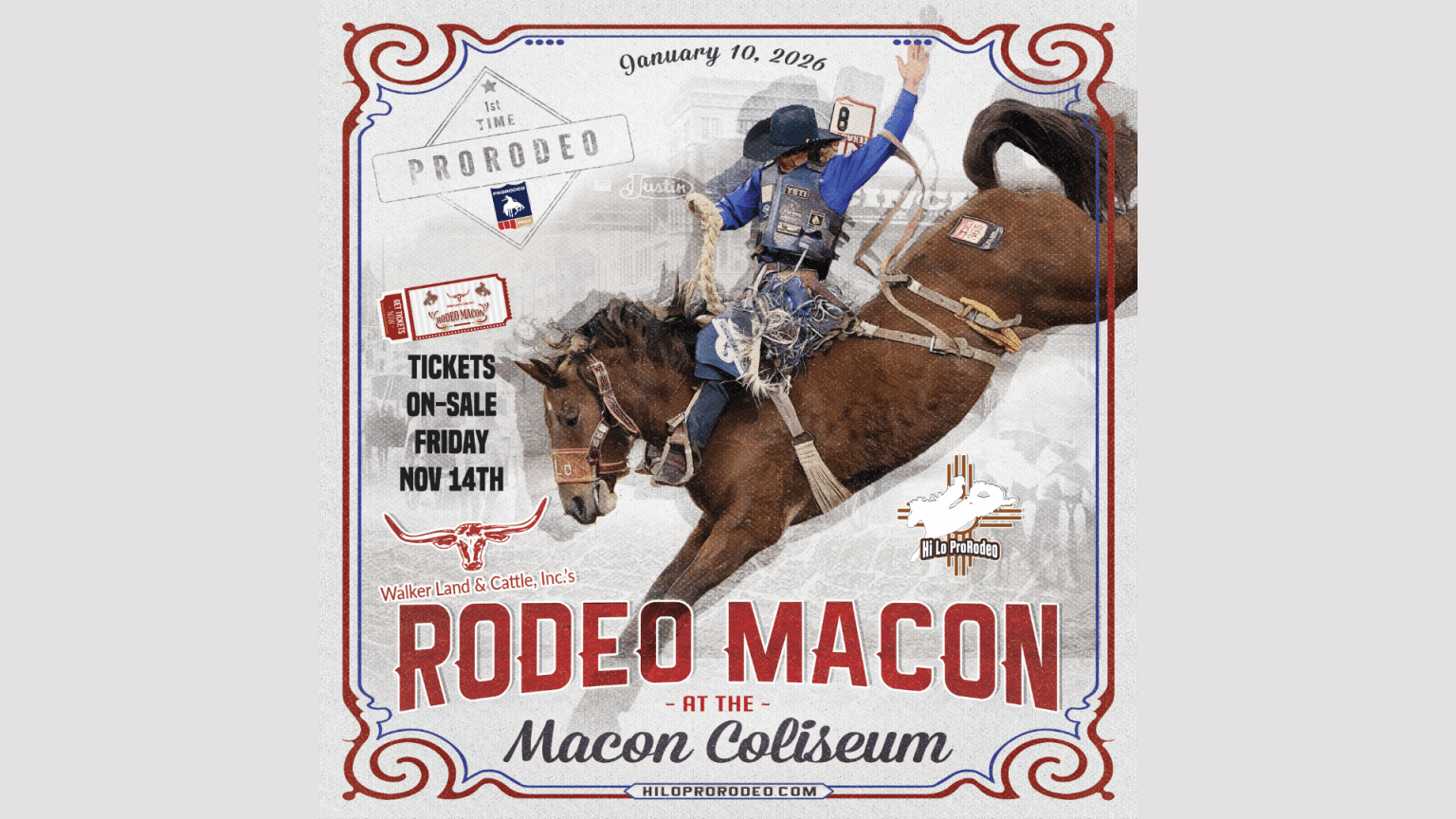 Walker Land and Cattle’s Rodeo Macon | Macon Centreplex